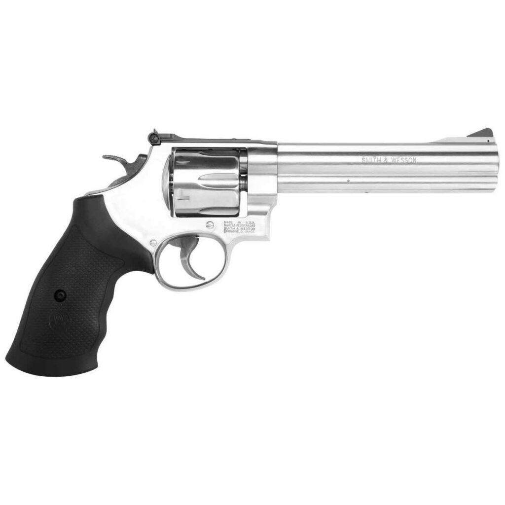 Smith Wesson 610 10mm Auto 6 5in Stainless Revolver 6 Rounds In smith-wesson-610-10mm-auto-6-5in-stainless-revolver-6-rounds-in